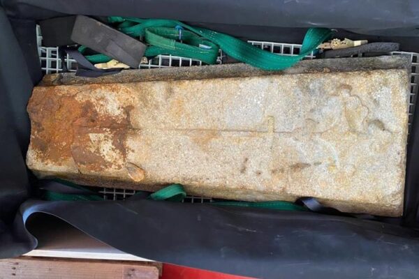 Mortar Wreck: grave slabs recovered from oldest British shipwreck ...